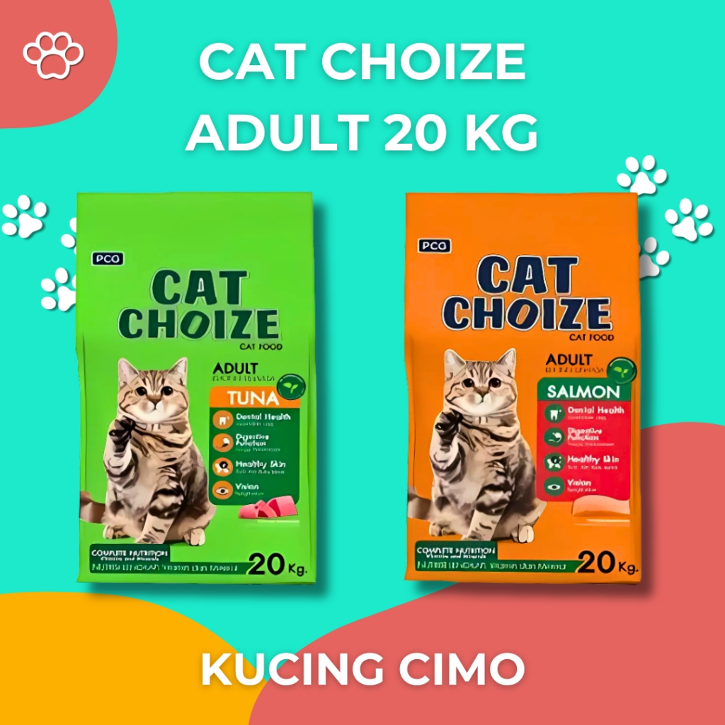 Jual Cat Choize Dry Cat Food Tuna/Salmon 20 kg Makanan Kucing Catfood ...
