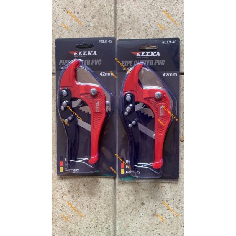 Jual Gunting Pemotong Pipa PVC - Pipe Cutting Paralon 42mm / Tang Potong Pipa PVC 42mm ELLKA ...