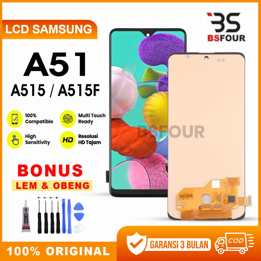 Jual LCD SAMSUNG A51 4G / A515 / A515F / M31S / M317 / M317F FULLSET ...