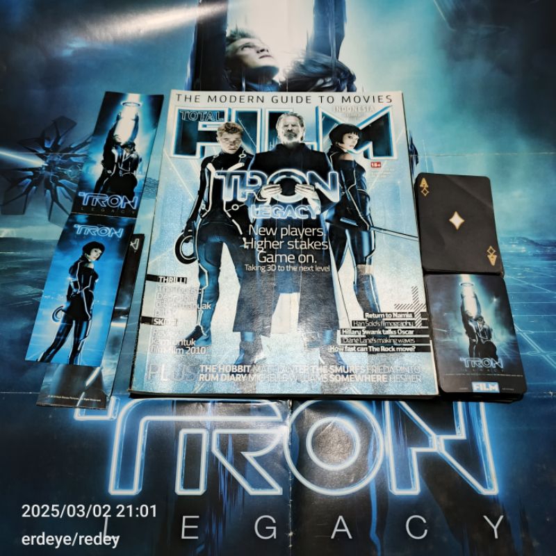 Jual Majalah Movie Monthly Total Film dan Cinemags Cover Tron Legacy ...