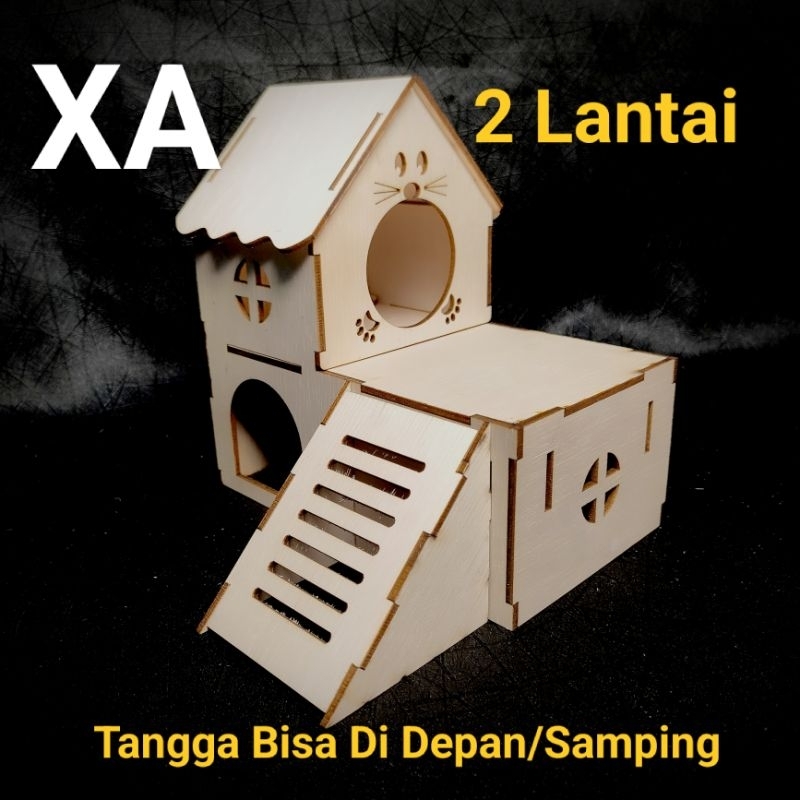 Jual XA Rumah Hamster Murah Rumah Hamster Lucu Rumah Hamster Bahan Kayu ...