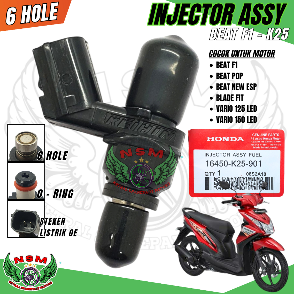 Jual INJECTOR FUEL PUMP BEAT F1 / BEAT POP / BEAT STREET / SCOOPY F1 ...