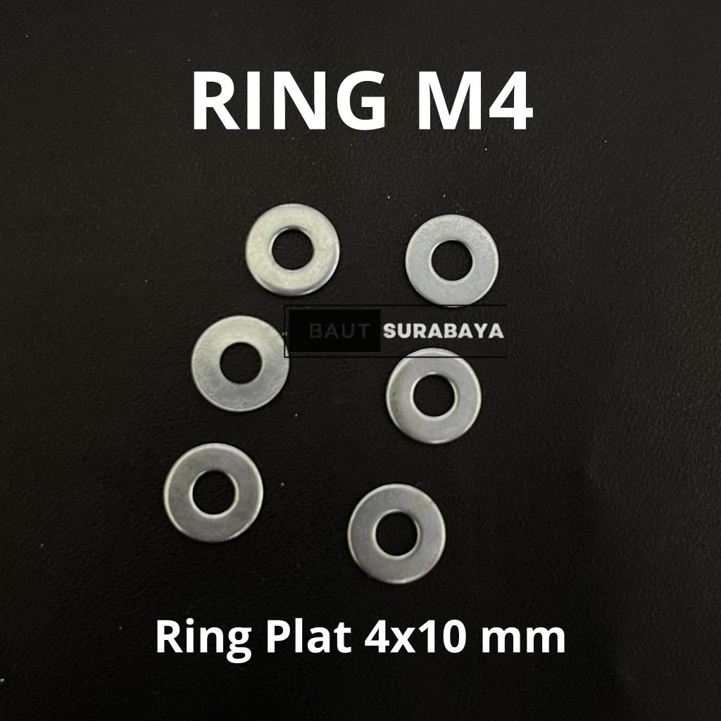 Jual 100 pcs ring M4 putih cocok untuk baut M4 | Shopee Indonesia
