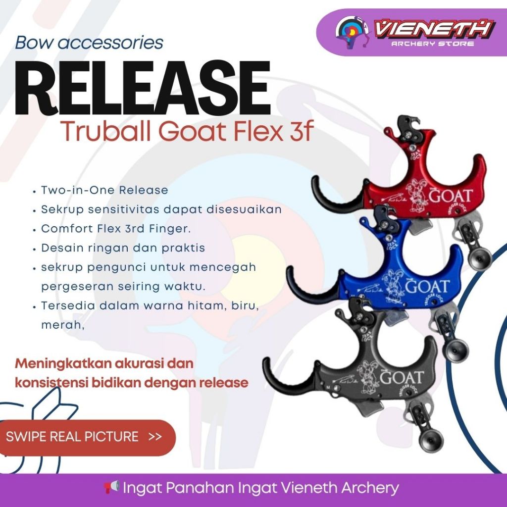 Jual TRUBALL GOAT FLEX 3F - THUMB RELEASE - RELEASE COMPOUND - BACK ...
