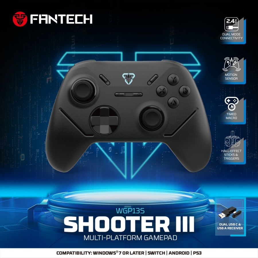 Jual Fantech Multi Platform Gamepad Android PC PS Gamepad Wireless ...