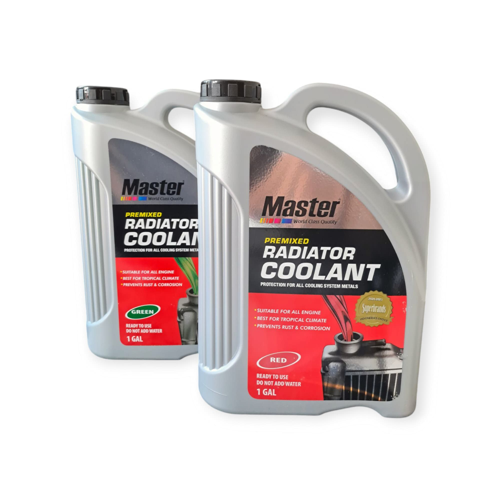 Jual Master Air Radiator Coolant Premixed Ready to Use (1 Gln) Original ...