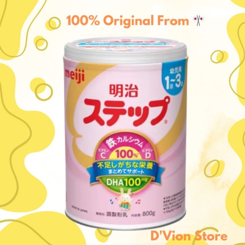 Jual Meiji STEP Milk Powder 800 gr Original Japan | Shopee Indonesia