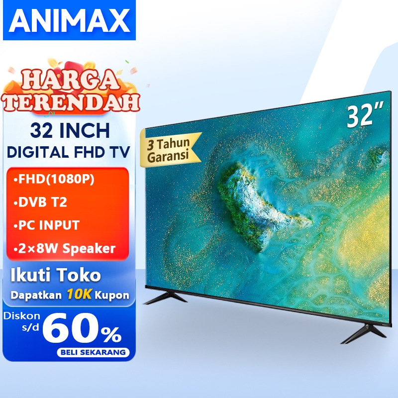 Jual Animax Sakura Smart TV Android 32 inch Smart TV LED Digital 32 Inch Android 11.0/ Coolita ...