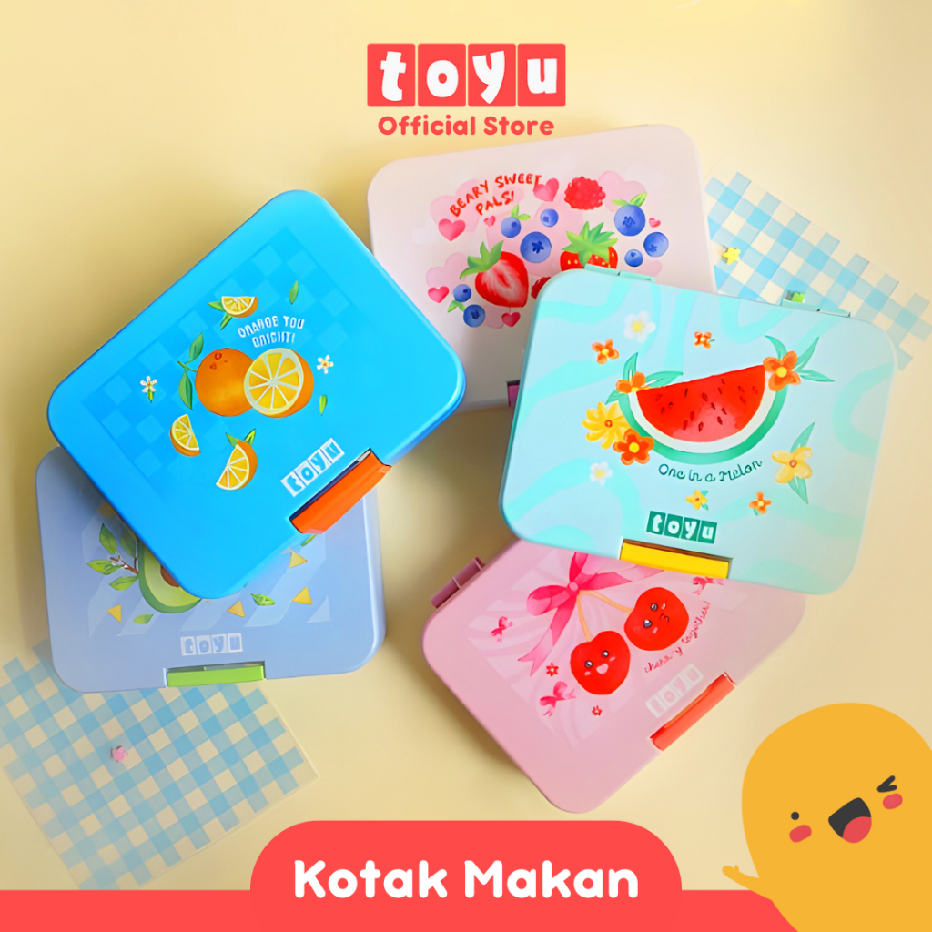 Jual TOYU Lunch Box FRUITY LOVE LIMITED EDITION Tempat Makan Kotak ...