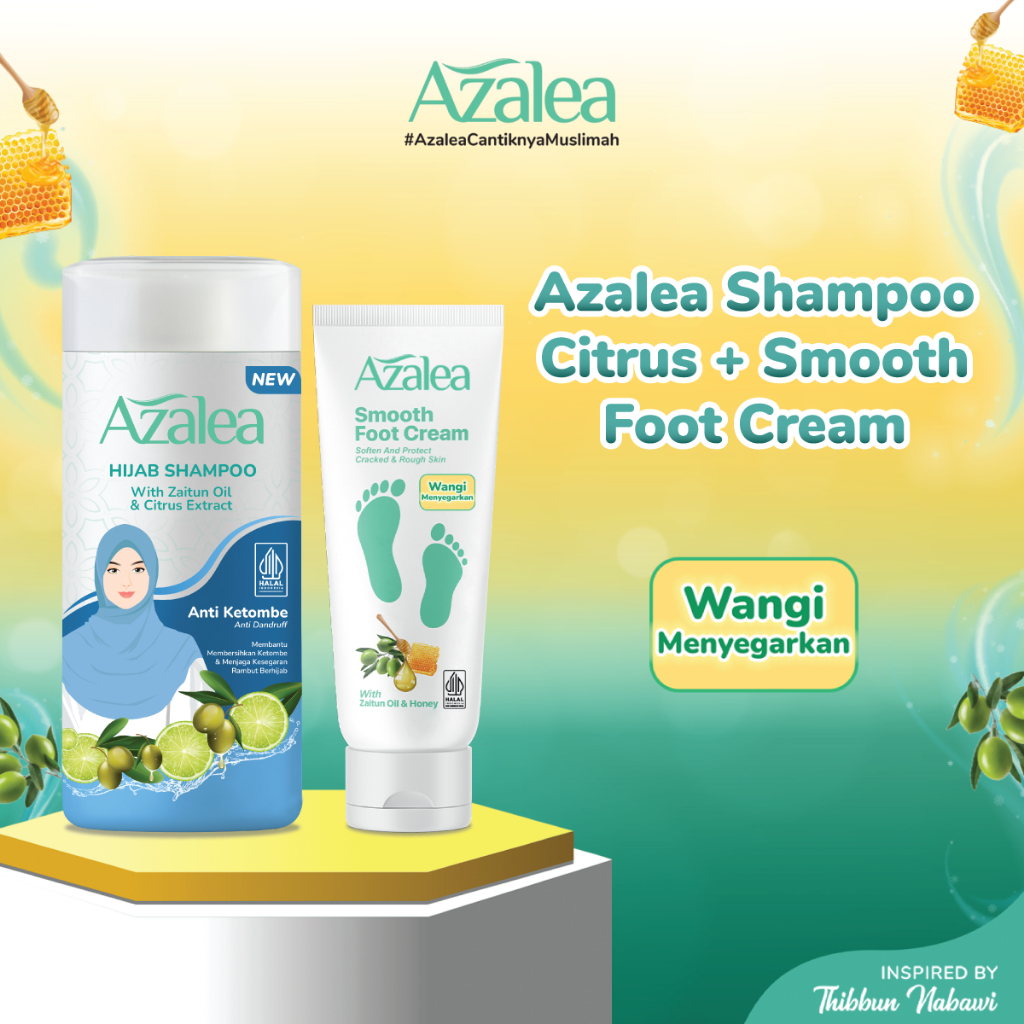 Jual Azalea Fresh Hair & Smooth Foot Cream - Shampoo & Foot Cream untuk ...