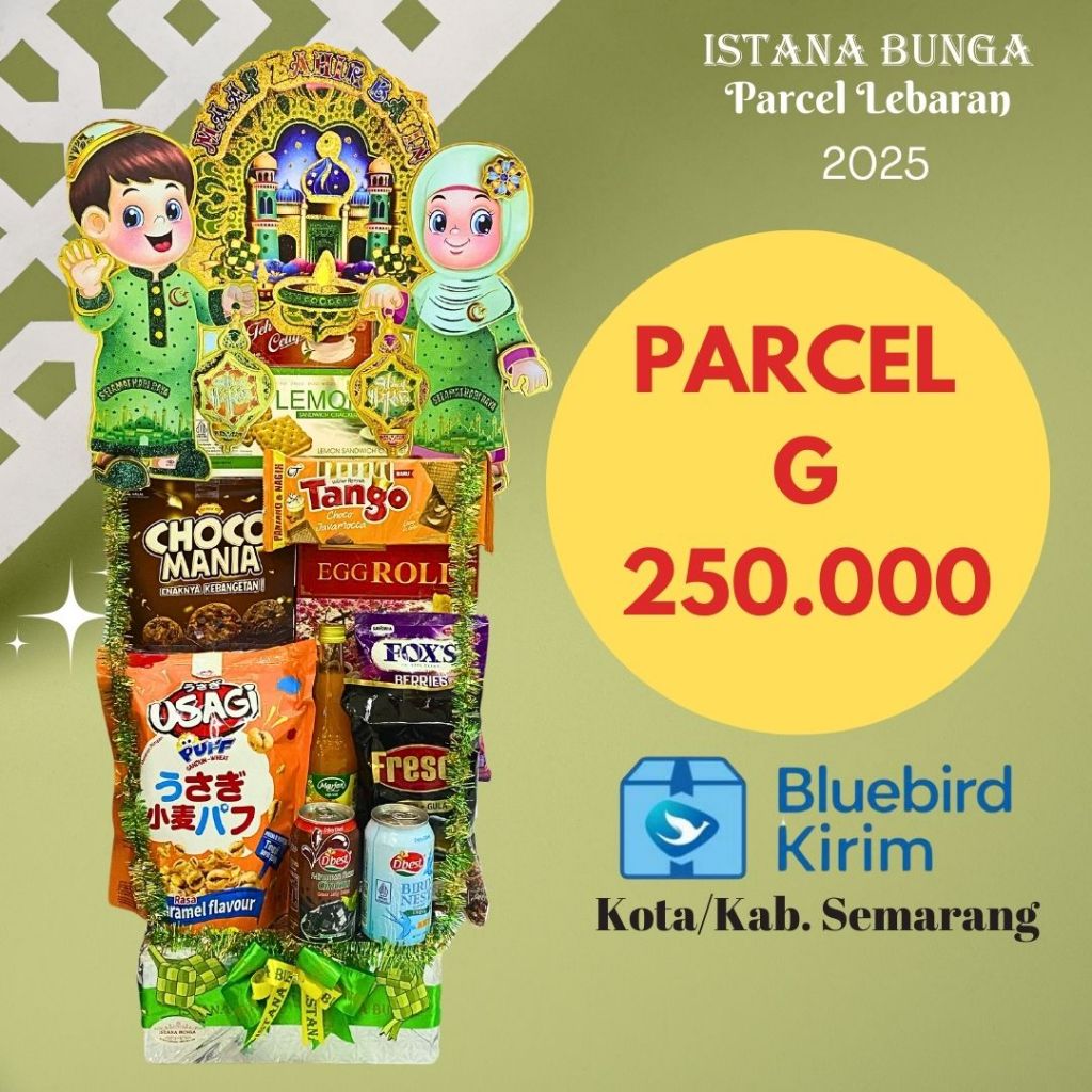 Jual PARCEL LEBARAN IDUL FITRI HAMPERS ISTANA BUNGA 2025 G MAKANAN ...