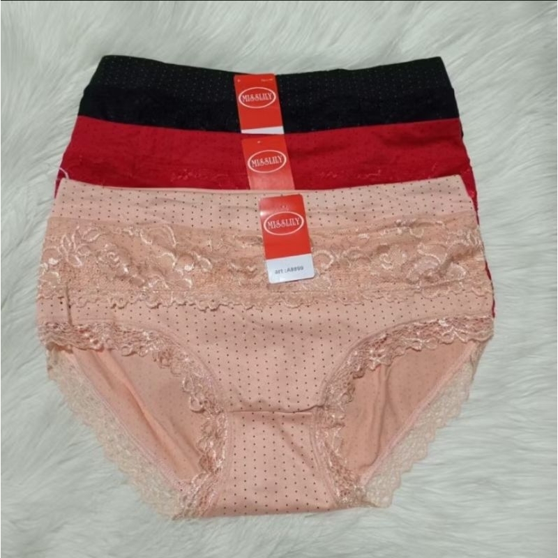 Jual Celana Dalam Wanita Misslily 5071/8899 Model Lace Brukat Transparan Sexy CD MissLily ...