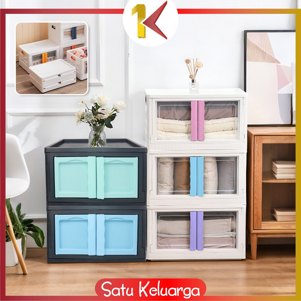 Jual SK-C1115 Lemari Lipat Plastik Storage Box Organizer / Lemari ...