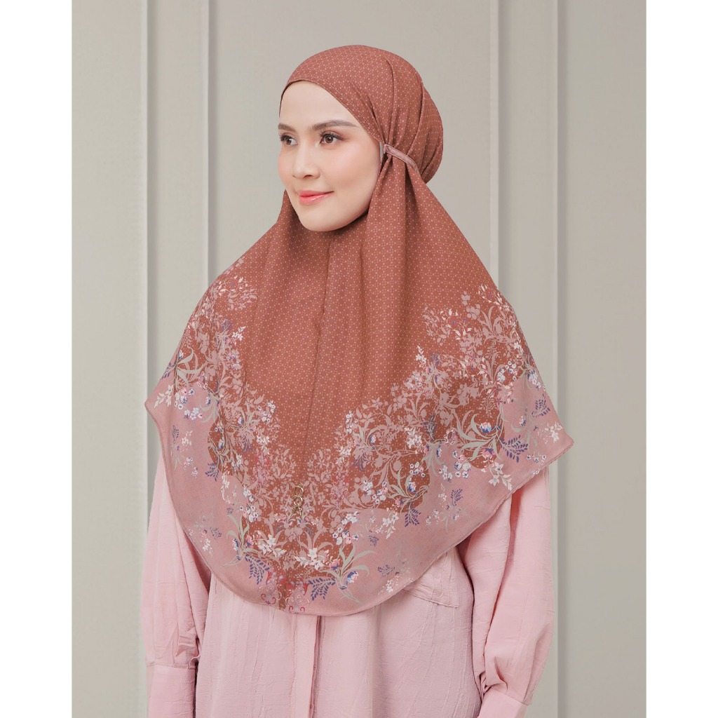 Jual DOA - Baiti Humaira Khimar (Simplicity) - Teracotta | Shopee Indonesia
