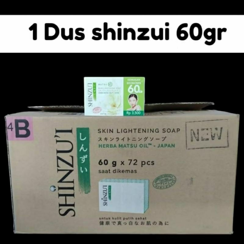 Jual 1 dus Shinzui 60g isi 72 pcs | Shopee Indonesia