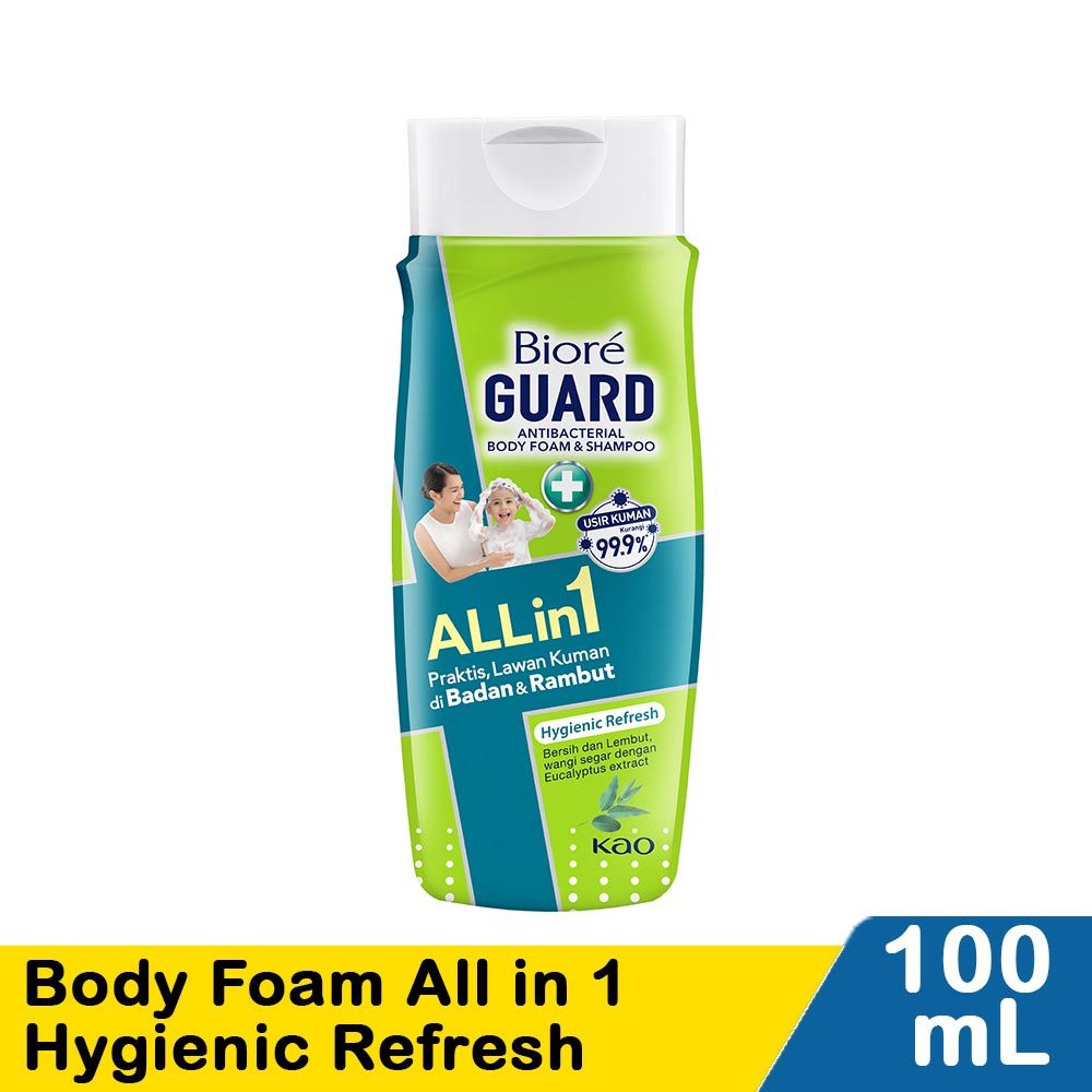 Jual BIORE GUARD BOTOL kao biore body foam all in 1 hygienic refresh ...