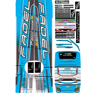 Jual stiker miniatur bis + cutting A4 ratu pandora fadel | Shopee Indonesia