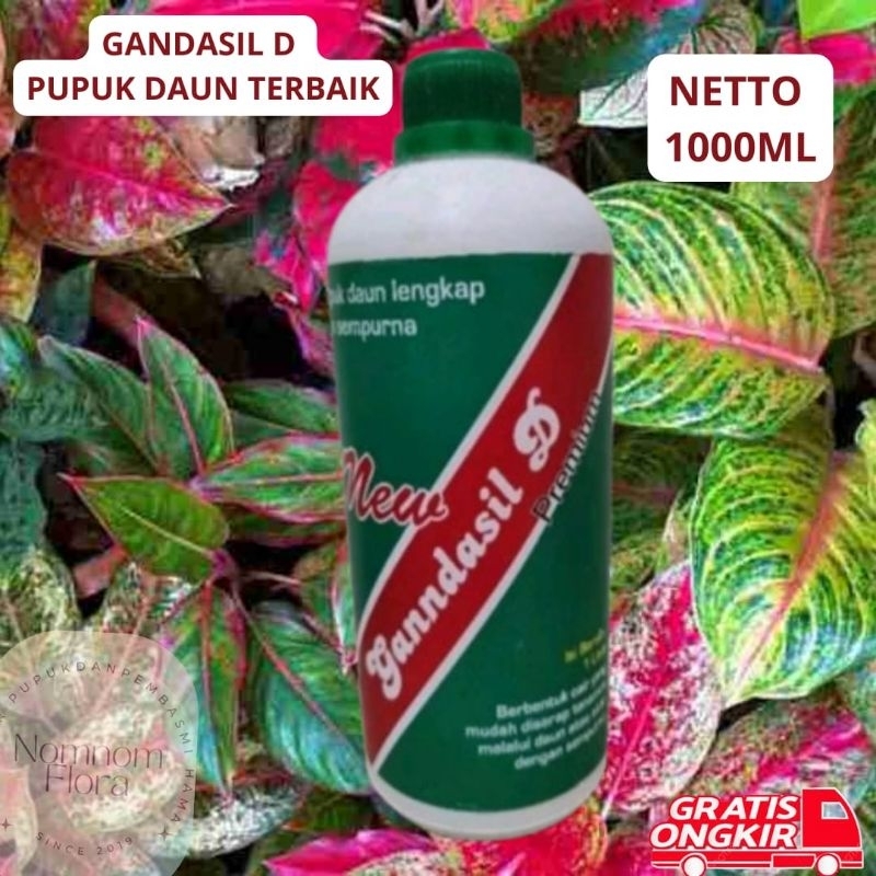 Jual Gandasil D cair 1 lt pupuk khusus daun tanaman | Shopee Indonesia