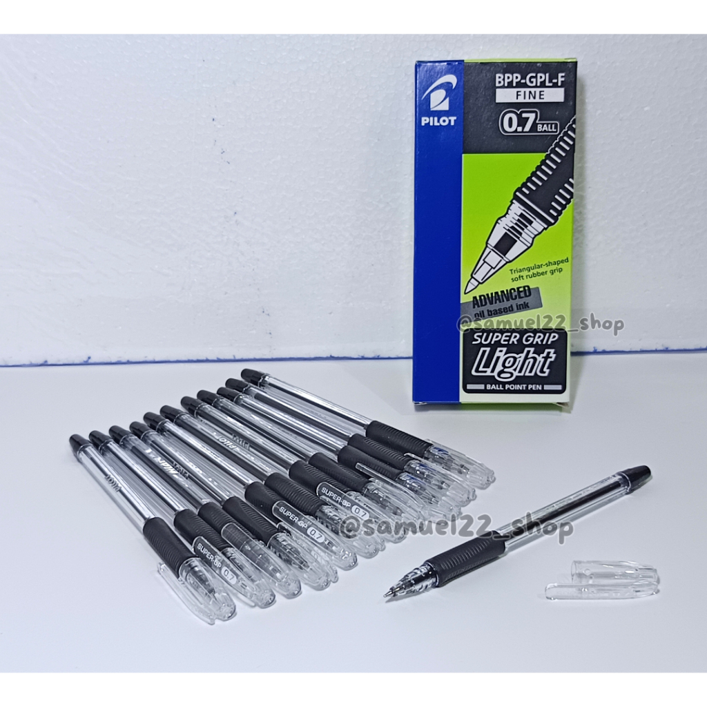 Jual Pulpen PILOT BPP-GPL-F 0.7 mm Tinta Hitam / Biru / Merah Super ...