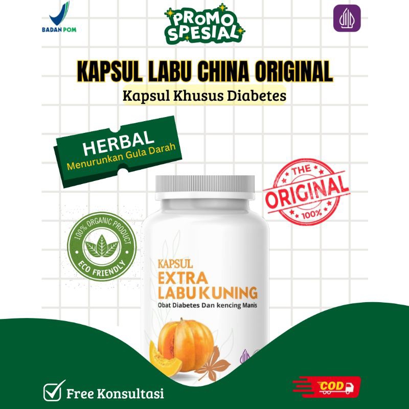 Jual [VIRAL] 5 KAPSUL SUSU LABU CHINA ORIGINAL BPOM DAN HALAL UNTUK ...