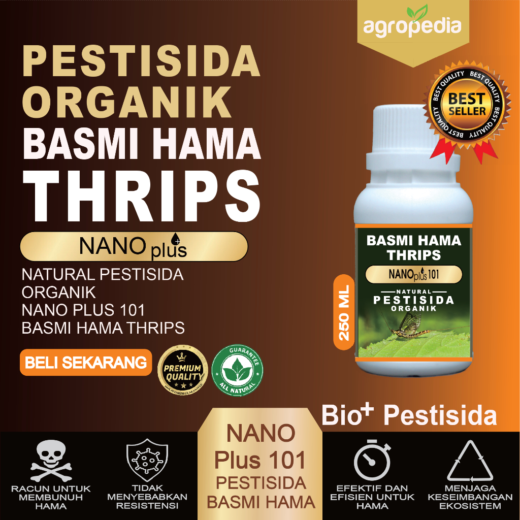 Jual Pestisida Organik Cair / Pembasmi Hama Thrips / Pestisida Nabati ...