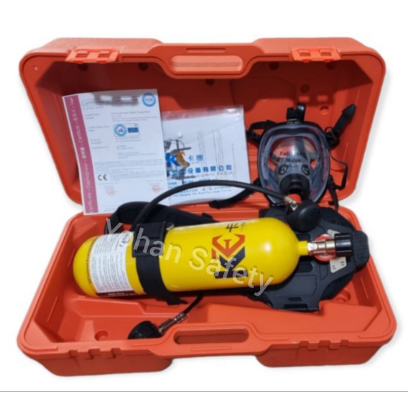 Jual SCBA Breathing Apparatus Steel Cylinder 6 Liter KAEN | Shopee ...