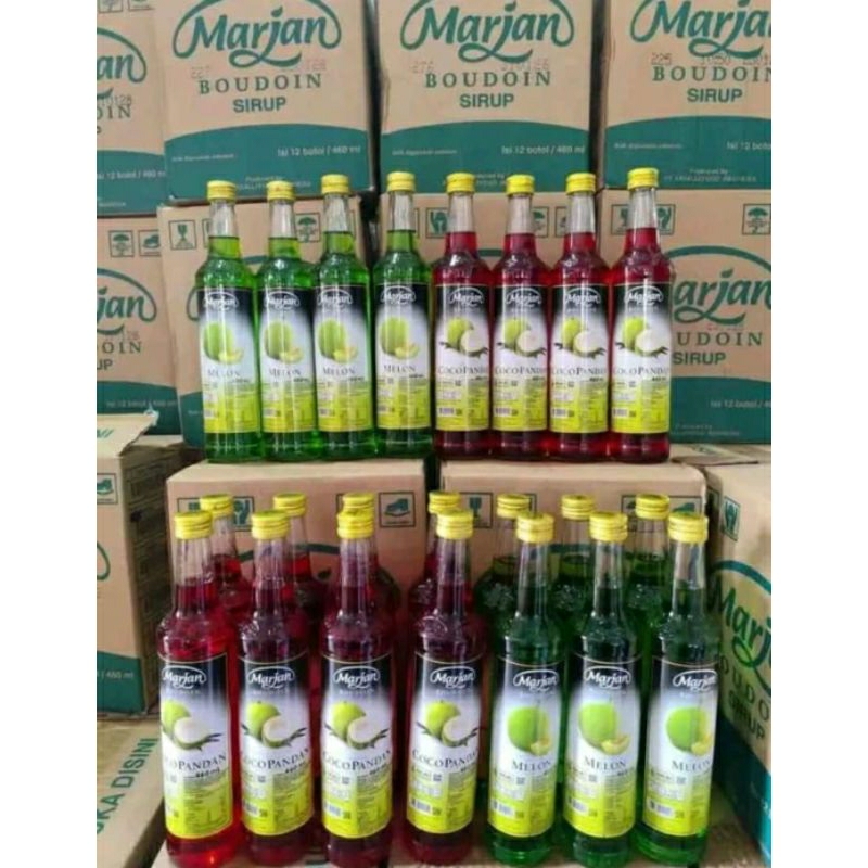 Jual sirup marjan 460ml 1dus(12botol) | Shopee Indonesia