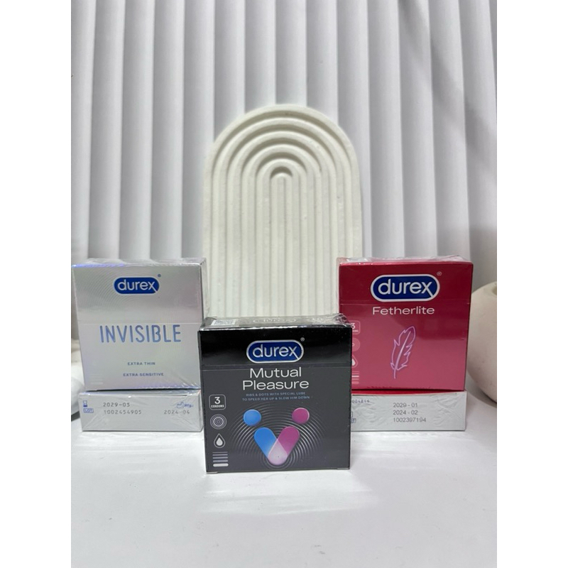 Jual kondom durex invisible 2’s, Fetherlite 3’s, mutual pleasure 3’s ...