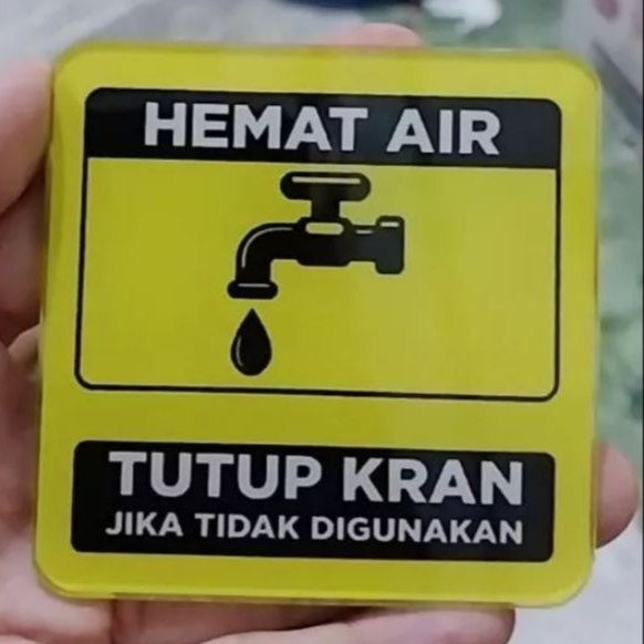 Jual Akrilik Sign Matikan Keran Tipe 2 Acrylic Signage Matikan Keran ...