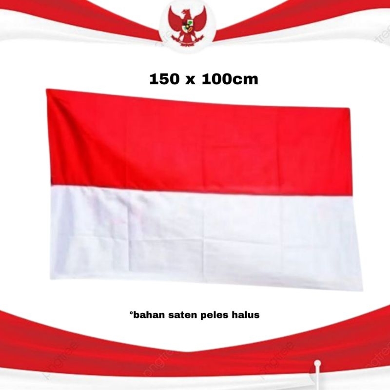 Jual Bendera Merah Putih Indonesia Ukuran 150 x 100cm | Shopee Indonesia