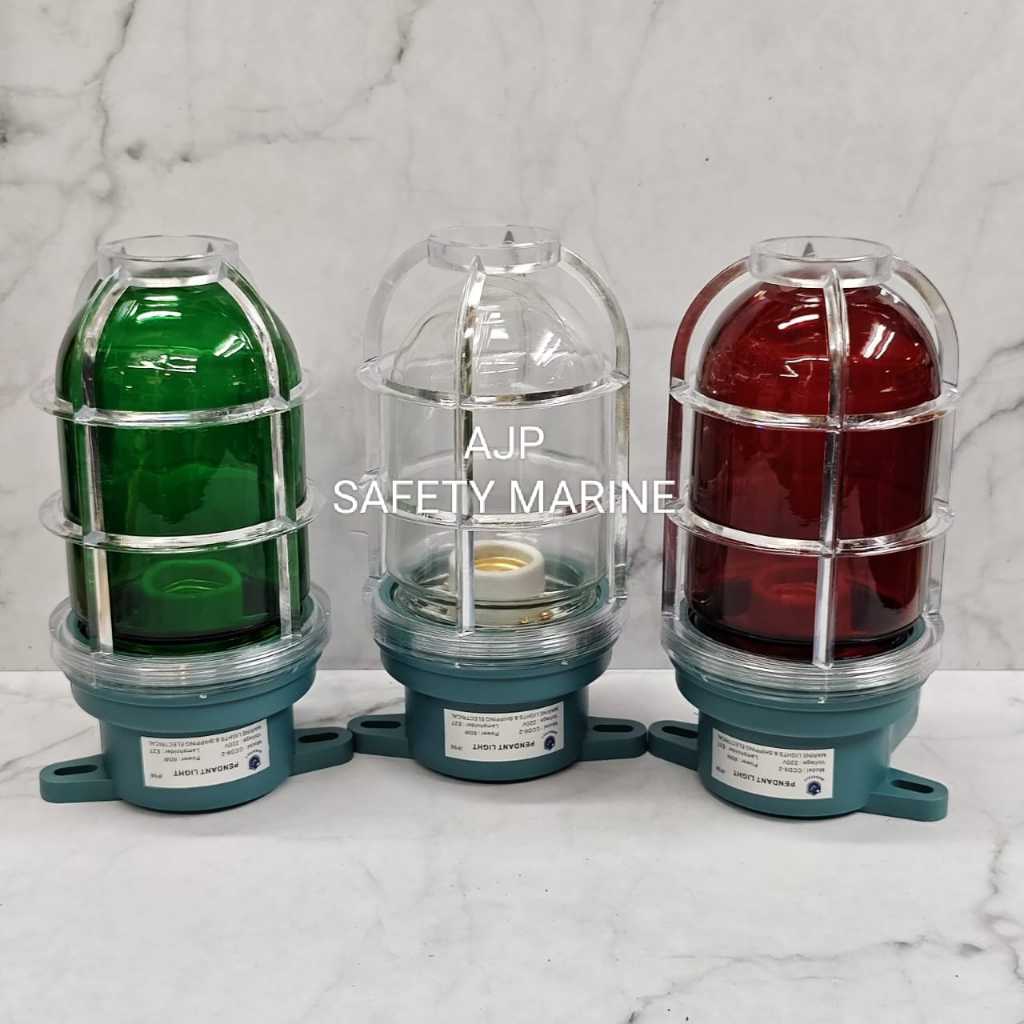 Jual Lampu Kapal Pendant light CCD6-2 Transparant Red Green "HIPROTECT ...