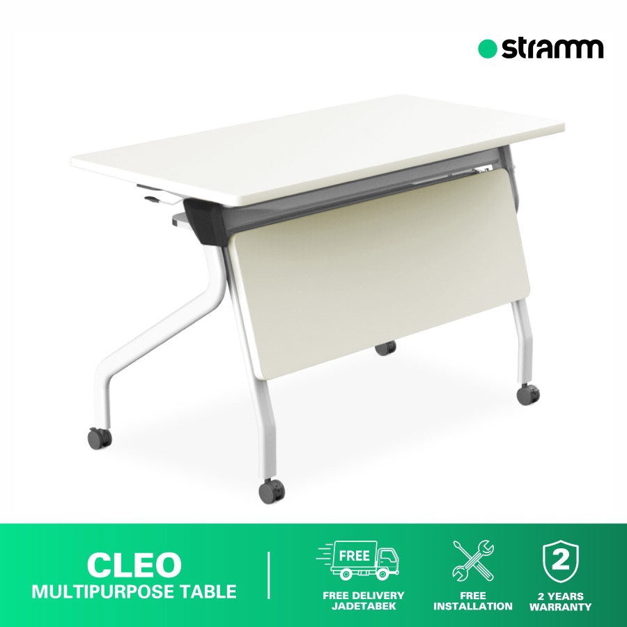 Jual Meja Kerja Lipat Serbaguna Stramm Cleo Folding Table | Shopee ...