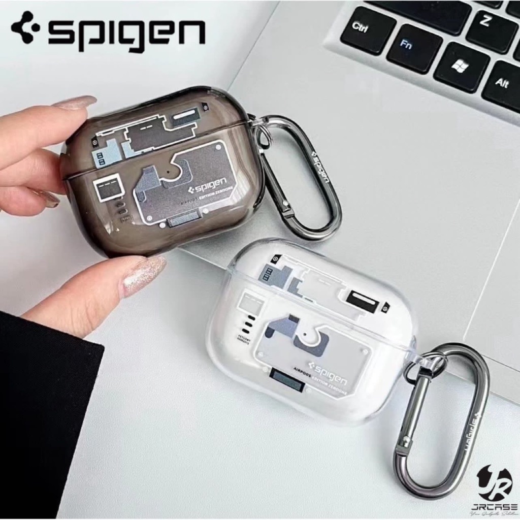Jual Softcase AirPods Spigen Zero One Transparan Ultra Hybrid AirPods gen 4 2024 AirPods Pro 1 2 ...