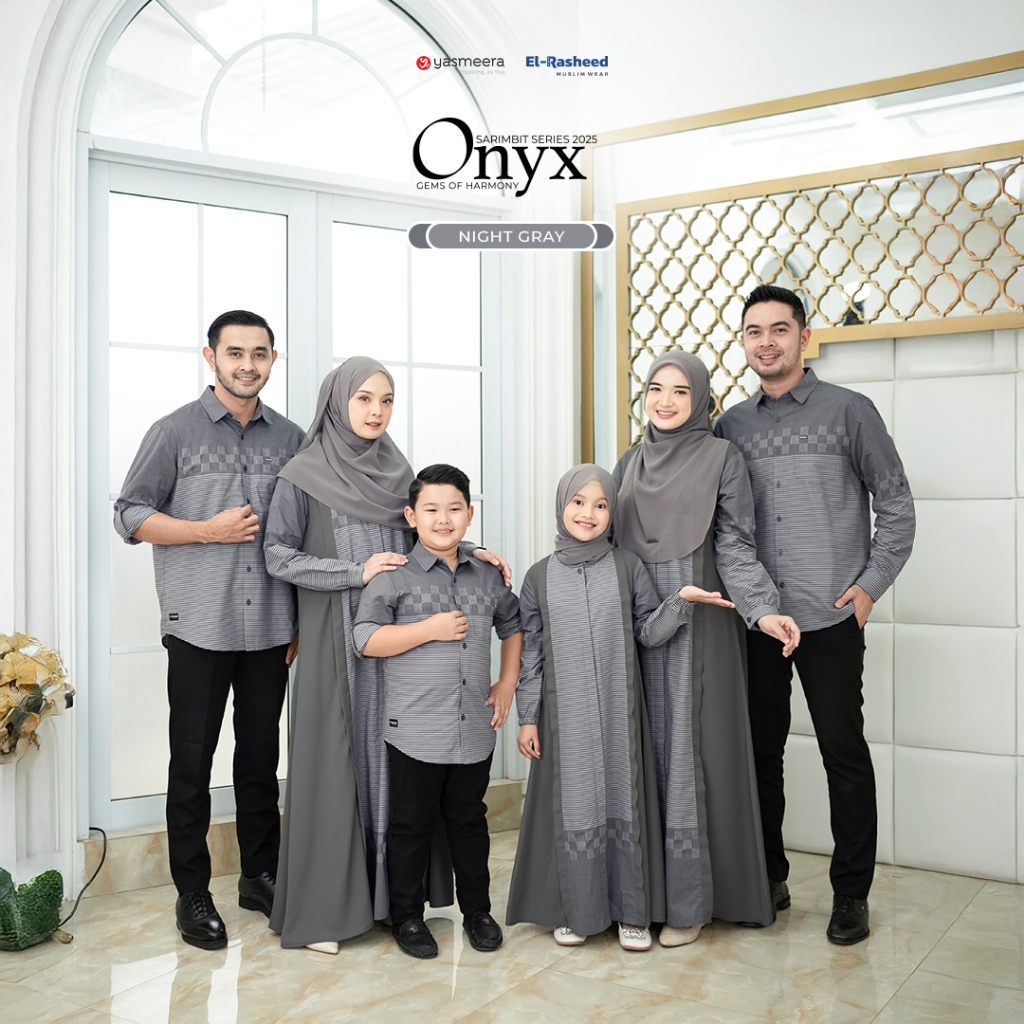 Jual SARIMBIT 2025 ONYX SERIES - NIGHT GRAY - Family Set Keluarga ...