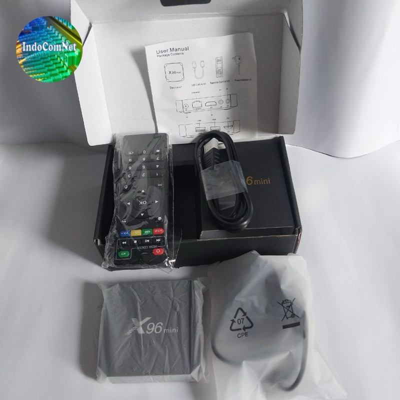 Jual TV Box Android X96 Mini 4K 2GB RAM 16GB ROM OS Smart TV Box FHD ...