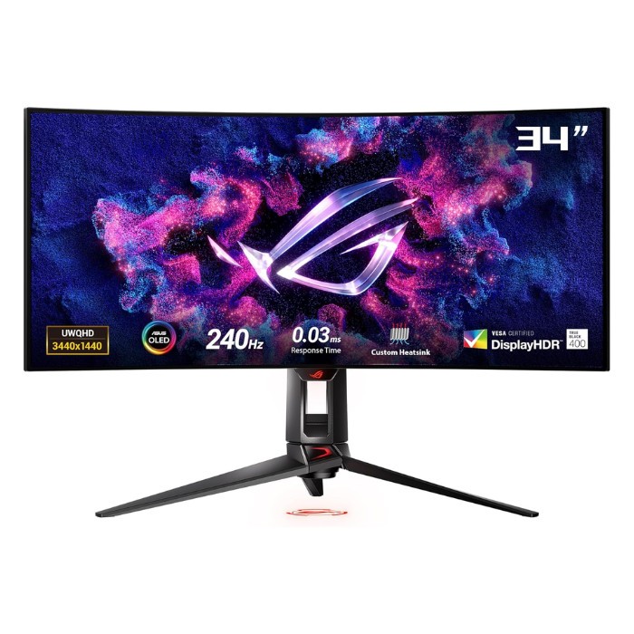 Jual ASUS ROG SWIFT OLED PG34WCDM 34" UWQHD OLED 240Hz CURVED GAMING MONITOR | Shopee Indonesia