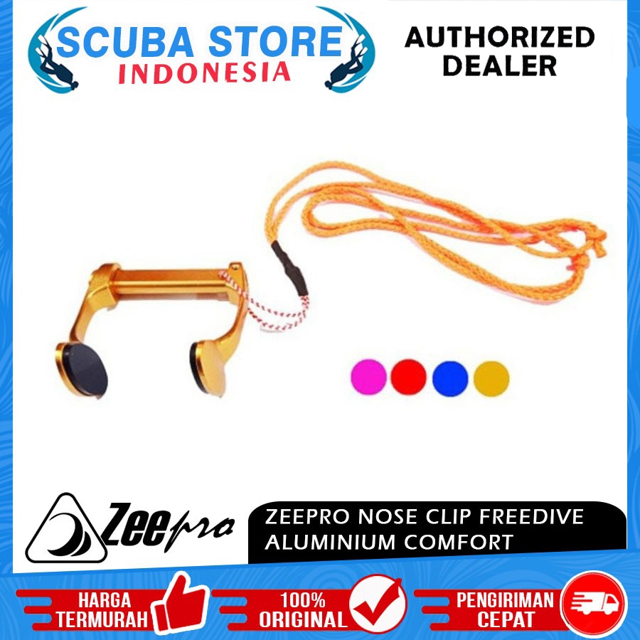 Jual Nose Clip Zeepro Mask Masker Freediving Freedive Aluminium Penutup ...