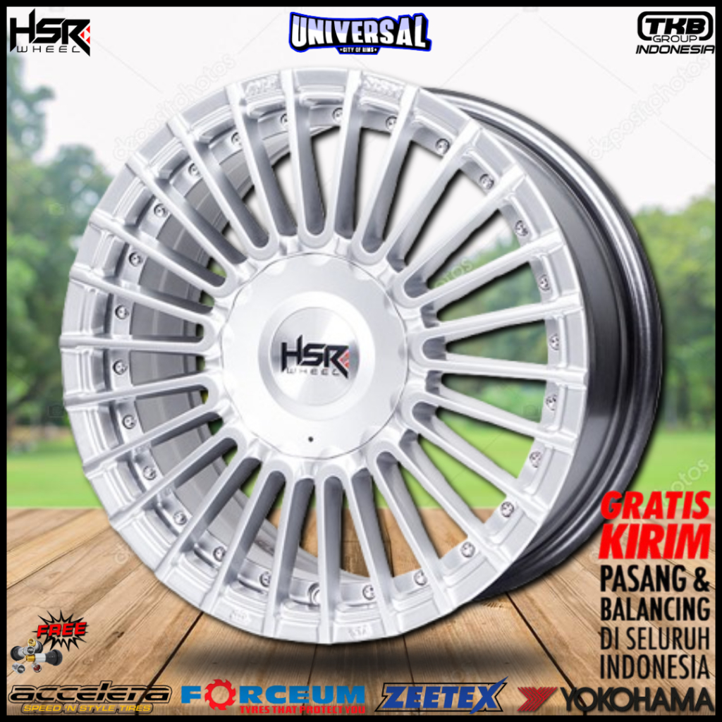 Jual VELG RACING HSR AMARASI JD7020 HSR R15X65 H10X100-114,3 ET40 Untuk ...