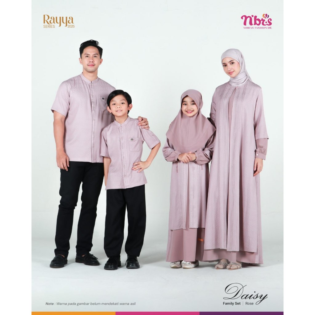 Jual NIBRAS DAISY - [ROSE] SARIMBIT NIBRAS TERBARU 2025 AGEN BUSANA MUSLIM | Shopee Indonesia
