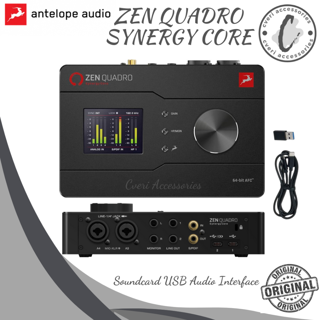 Jual Antelope Audio Zen Quadro Synergy Core Original Soundcard USB ...