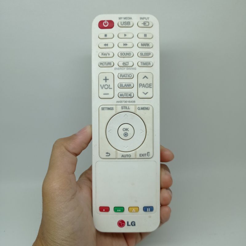 Jual Remote Projector Proyektor Original Bergaransi LG AKB73616401 ...