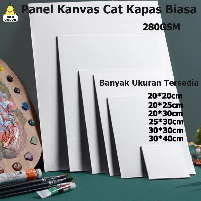 Jual Canvas Board High Quality Panel Kanvas Papan Untuk Acrylic ...