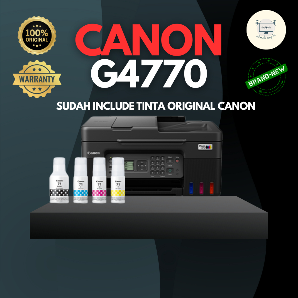 Jual PRINTER CANON PIXMA G4770 PRINT SCAN COPY FAX WIFI WIRELESS ADF ...