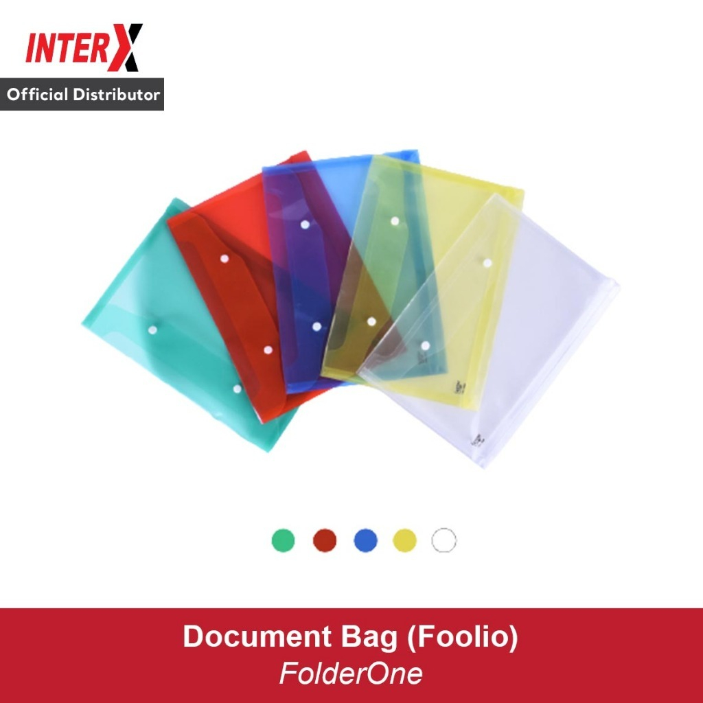 Jual Map Kancing Plastik Folder One (Premium) / Map Plastik Kancing ...