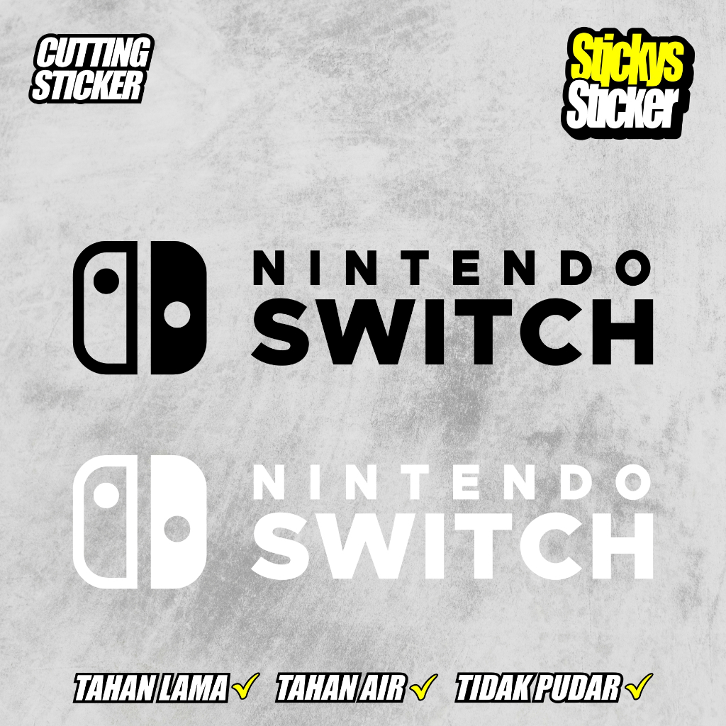 Jual Sticker NINTENDO cutting sticker NINTENDO 7 pilihan warna dan ...