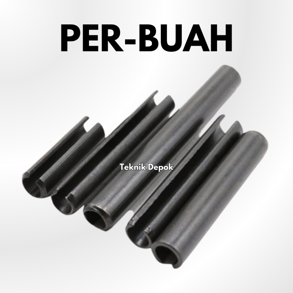 Jual Roll Pin C Hitam M 2 x 35 mm Selongsong Baut Baja Slotted Spring ...