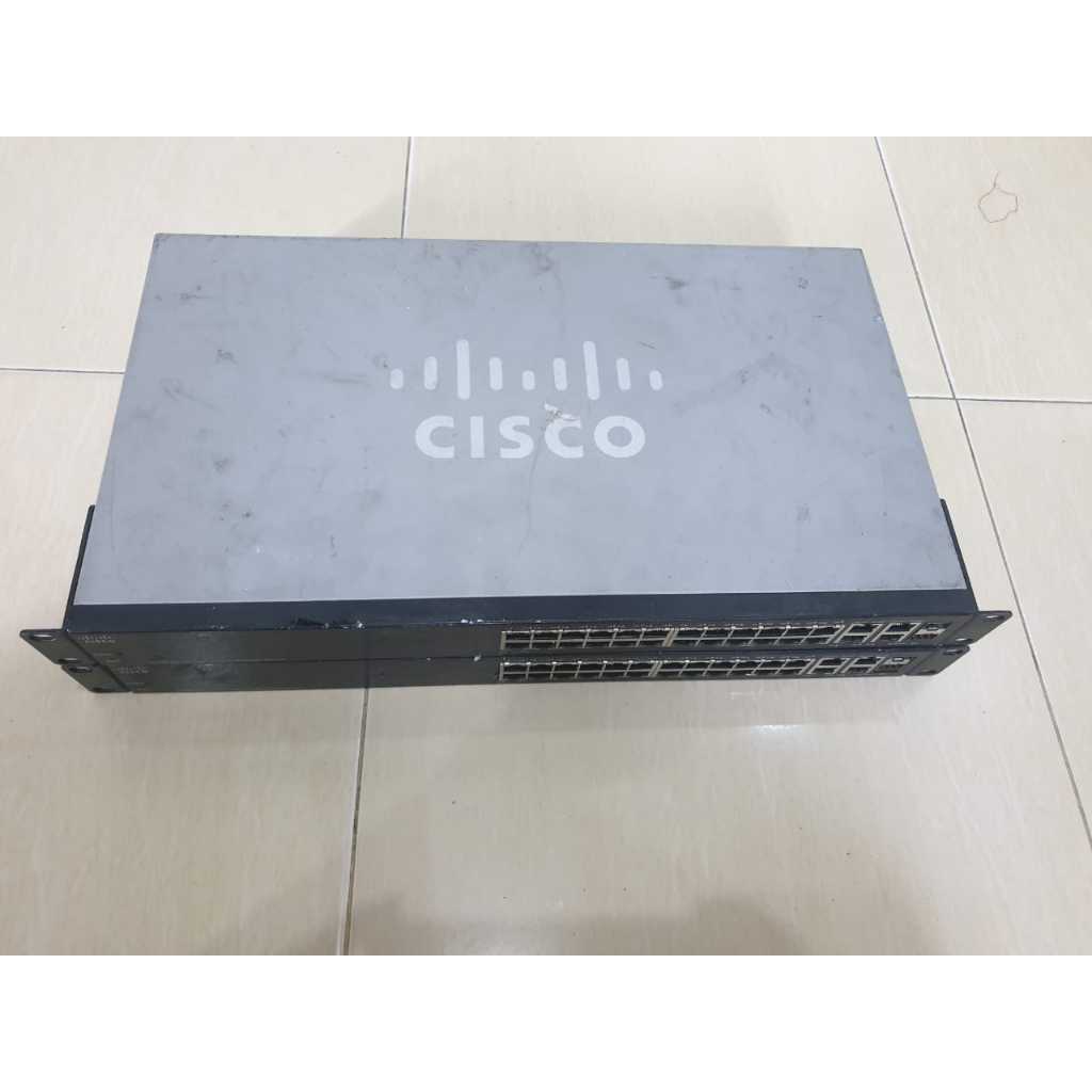 Jual Cisco SF300-24 24 Port 10/100 Managed Switch SF300-24 | Shopee ...