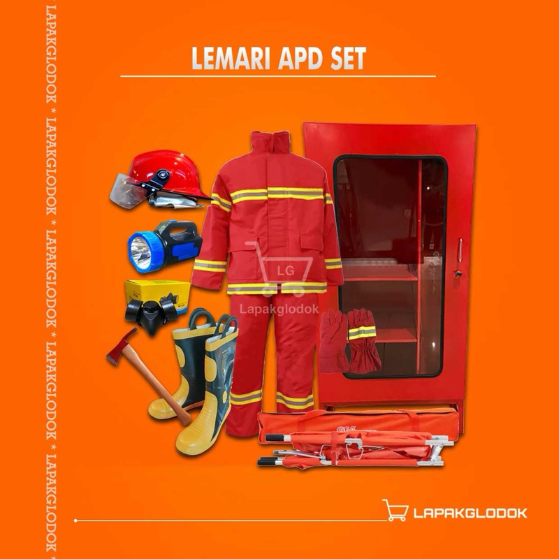 Jual Lemari APD Set - Lemari Pemadam Berikut Isi - Lemari Kabinet | Shopee Indonesia