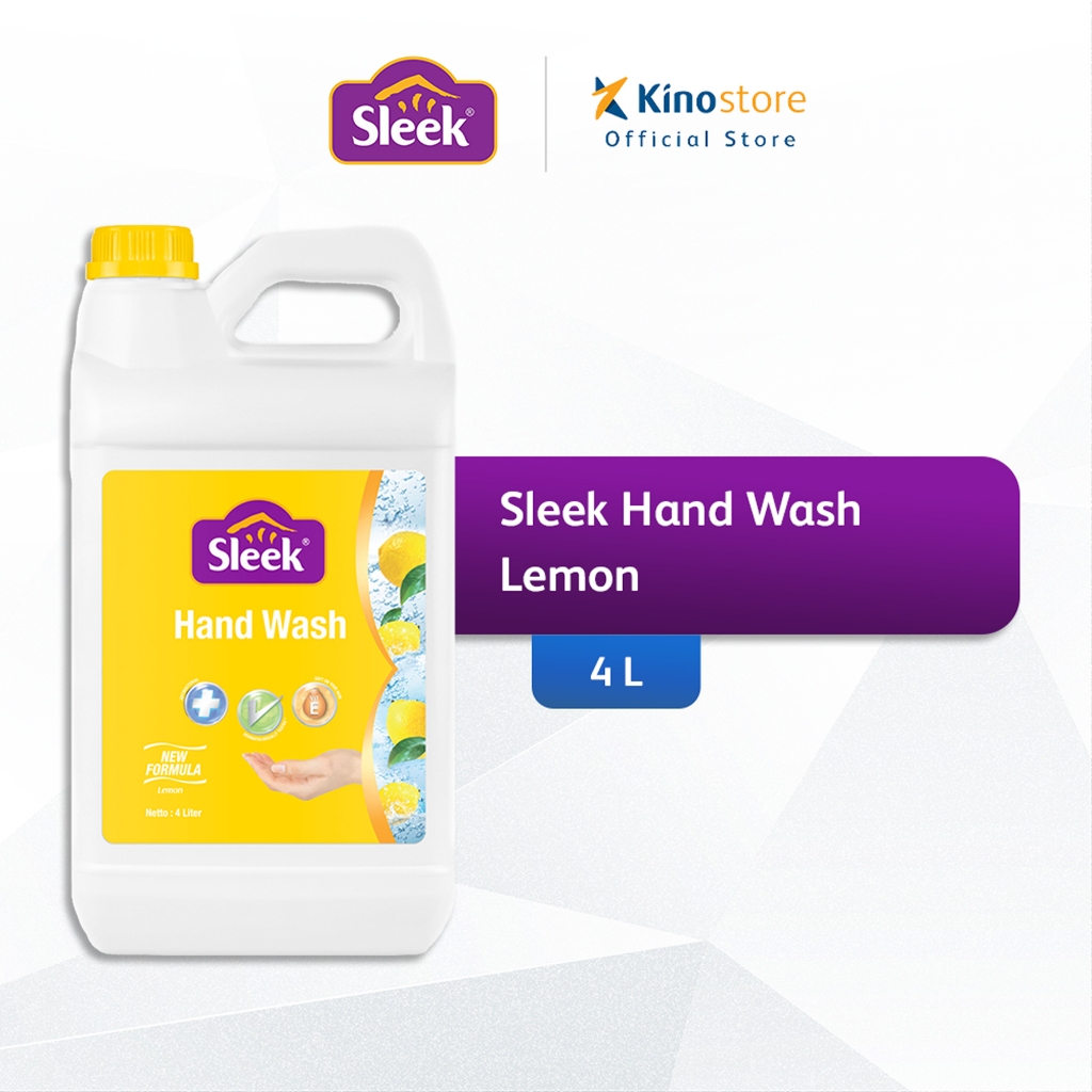 Jual Sleek Hand Wash Lemon 4L | Shopee Indonesia