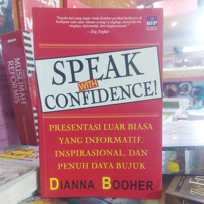 Jual Buku SPEAK WITH CONFIDENCE by Diana Booher Presentasi Luar Biasa yang Informatif ...